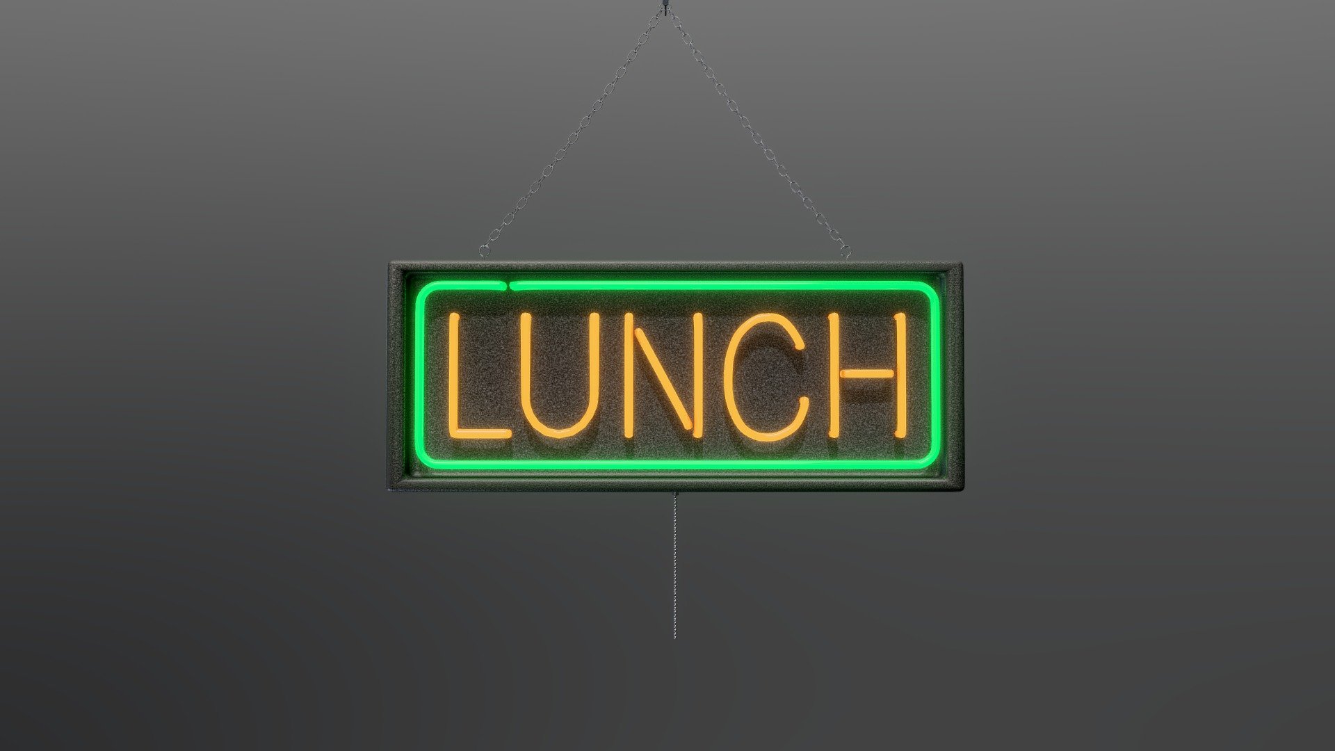 Neon Lunch Sign - Lower Poly - Download Free 3D model by amhyde ...