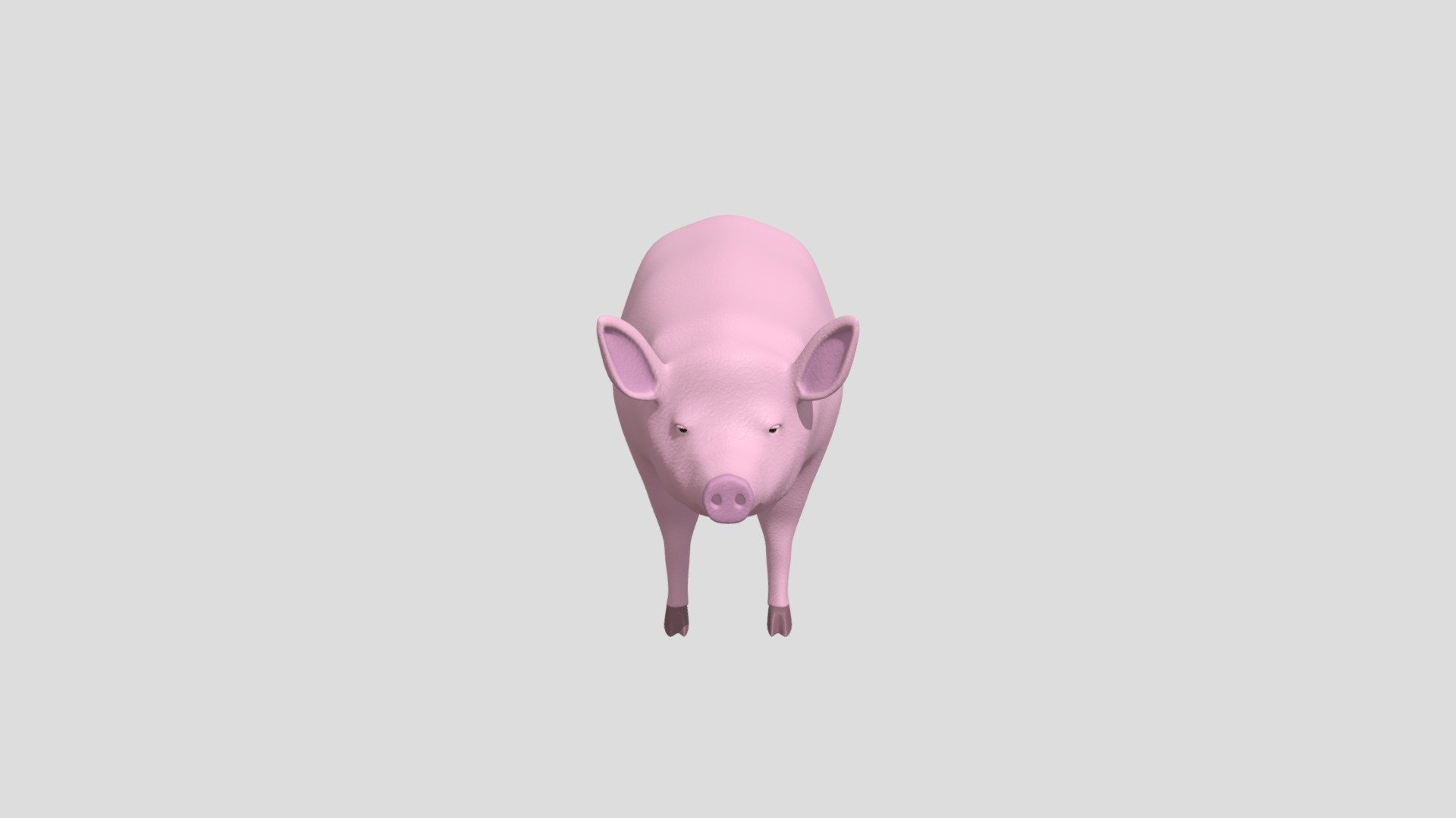 Pig - Download Free 3D model by philipholmcg [ca683f6] - Sketchfab