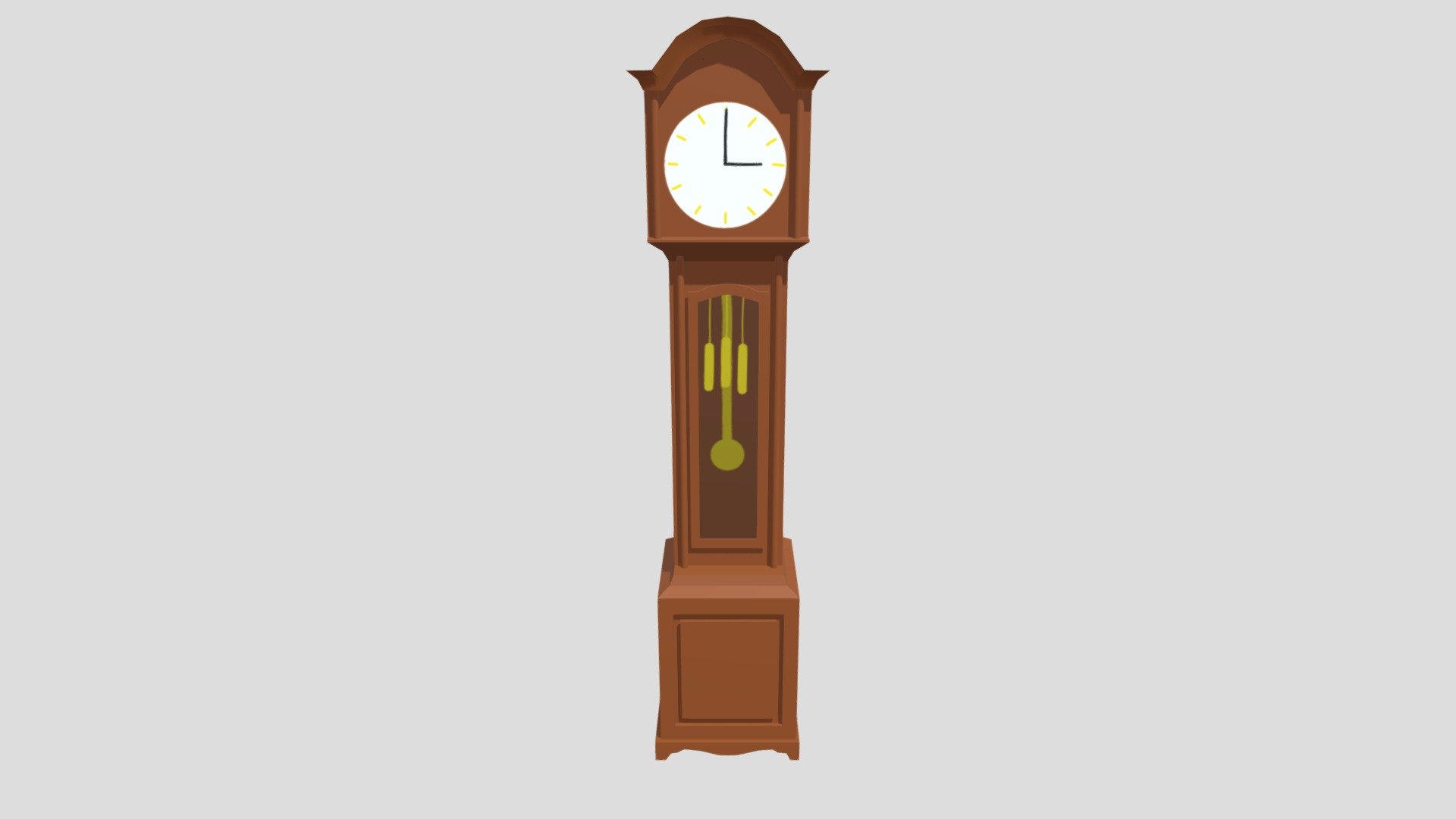 Grandfather Clock - 3D model by ViktorAxelsson [ca69453] - Sketchfab