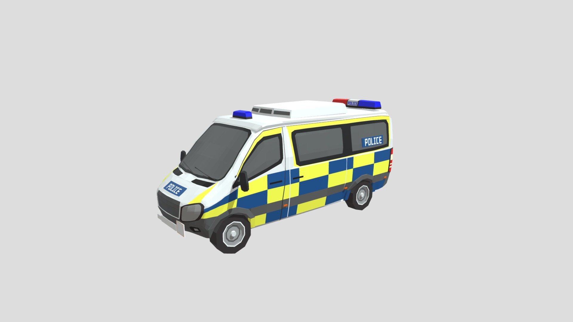Hong Kong Police Van - Buy Royalty Free 3D model by businessyuen ...