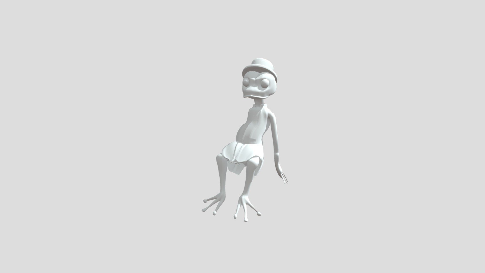 Frog character model (Animated) - 3D model by JazzyM [ca6a6c0] - Sketchfab