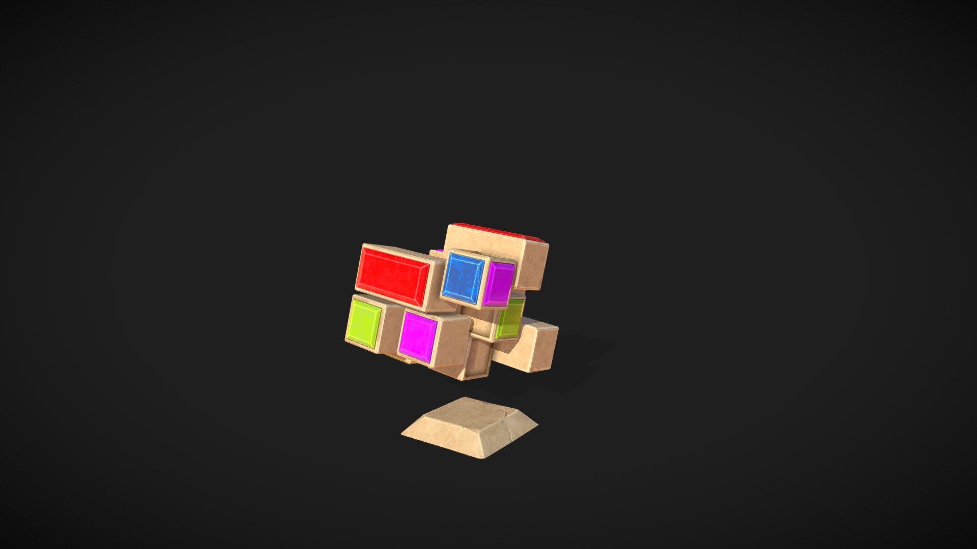 Matriks Cube - 3D model by alkatebhaidar [ca6b7b2] - Sketchfab