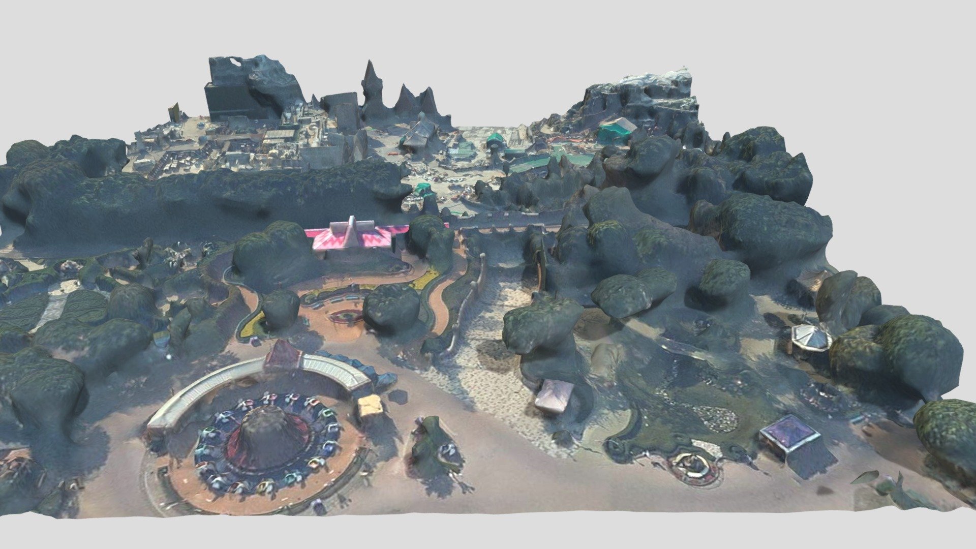 HK Disneyland Resort 10-NW-20D Tile_+147_+128 - Download Free 3D model ...