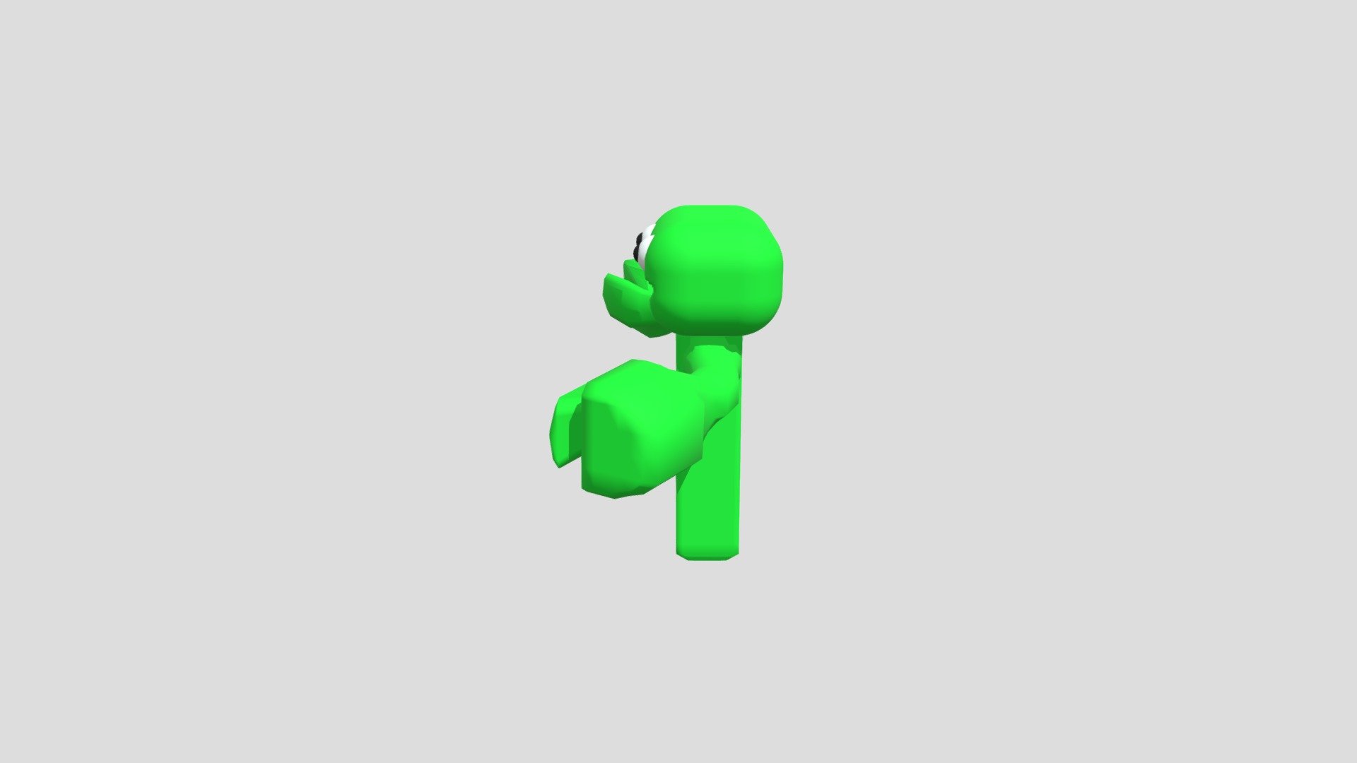 Garten_Of_Banban_Green_Monster_Jumbo_Josh - 3D model by ...