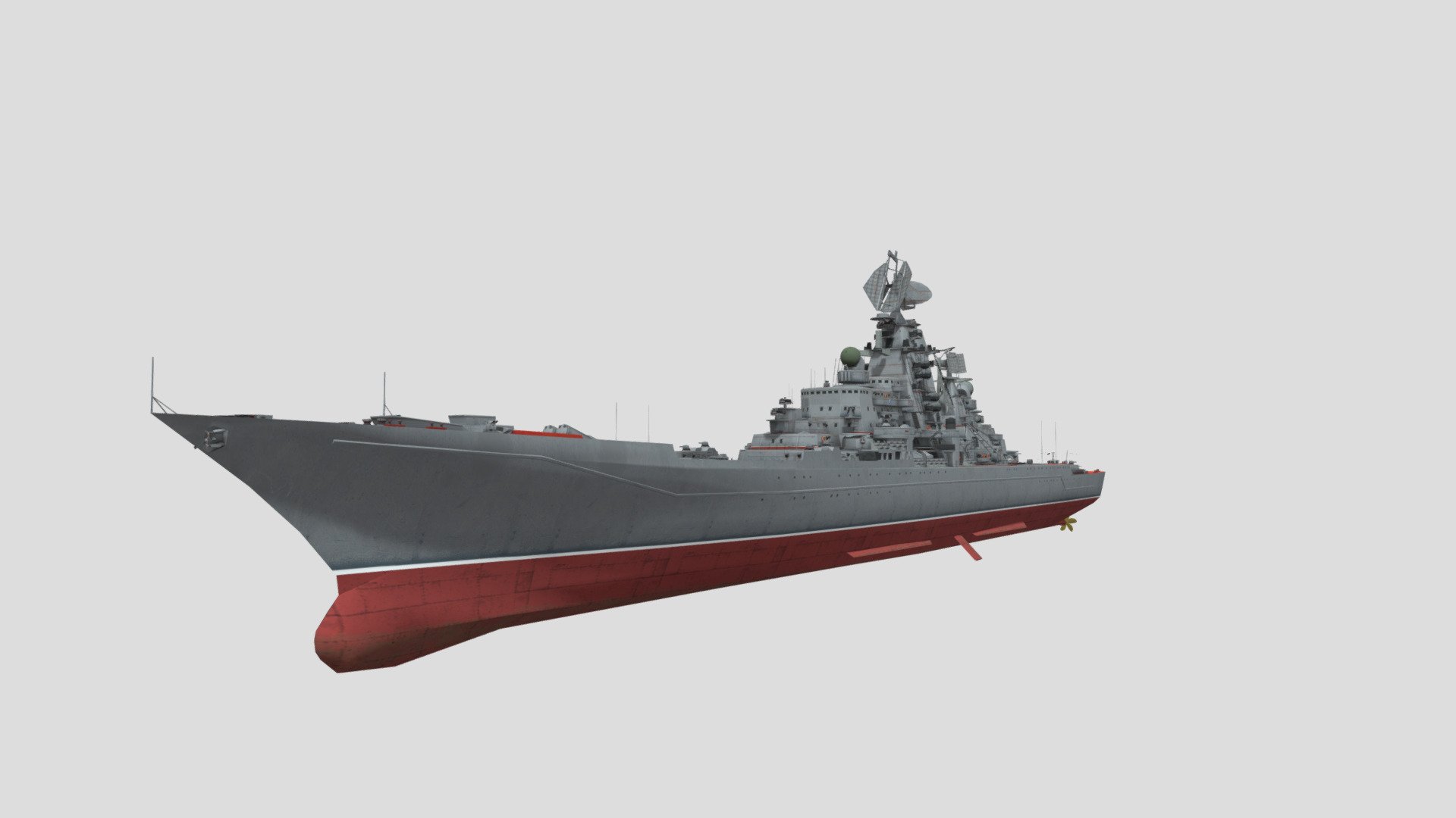 Kirov-class cruiser - Download Free 3D model by SB-129 (@hrd4588 ...