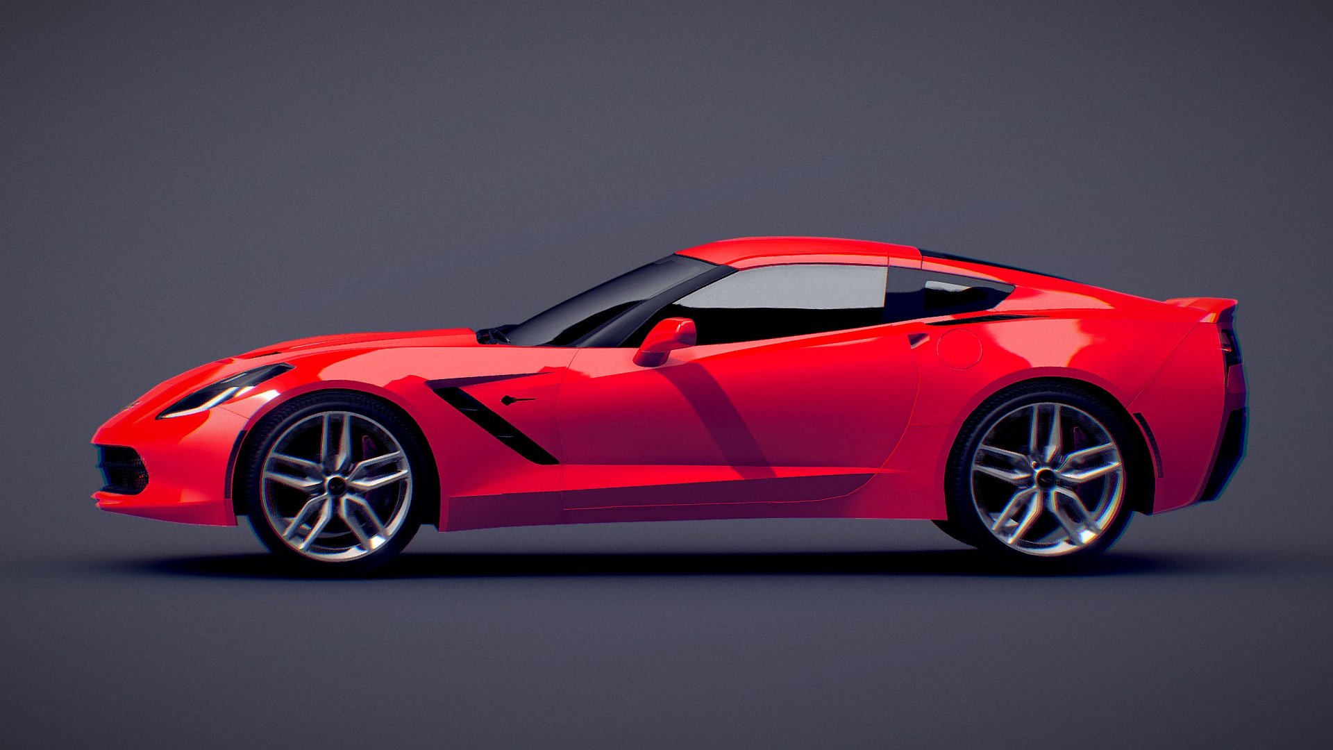 Chevrolet Corvette C7 - 3D model by Black Snow (@BlackSnow02) [ca6f88c ...