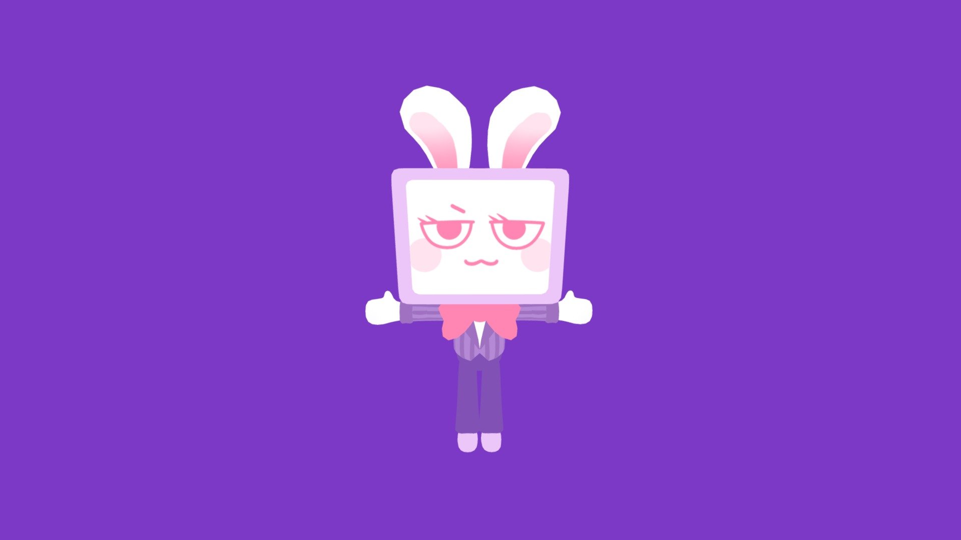 Vee-Ster Bunny Vee - Dandy's World - Download Free 3D model by AyoMaX ...
