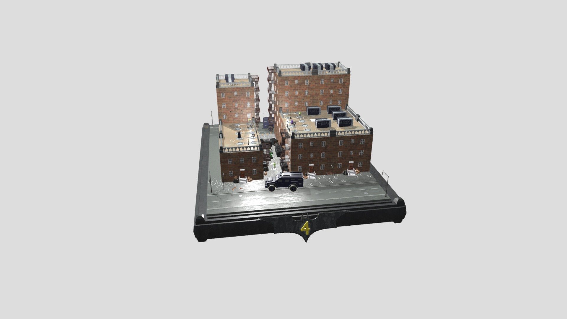 Level4 Batman Arkham City GO - Download Free 3D model by tobi_gpad ...