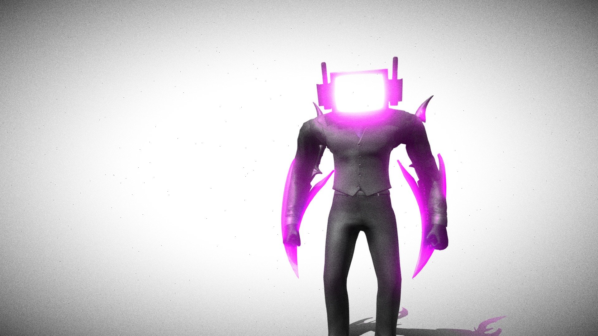 Energized Tvman - Download Free 3D model by Cyan (@Cyanmaster_8 ...