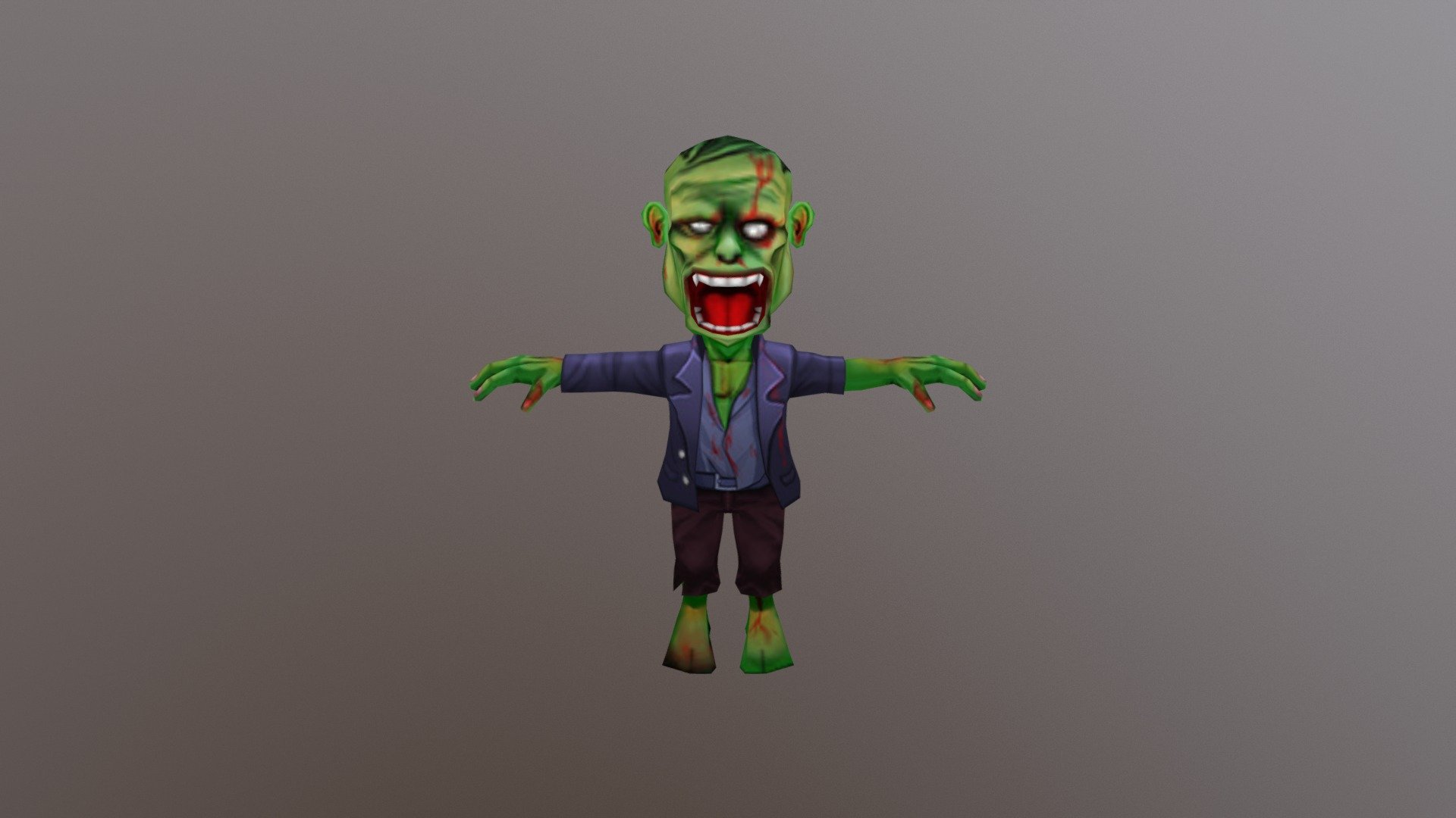 Zombie-mobile game - 3D model by hoanglong9923 (@honglong99) [ca72dae ...