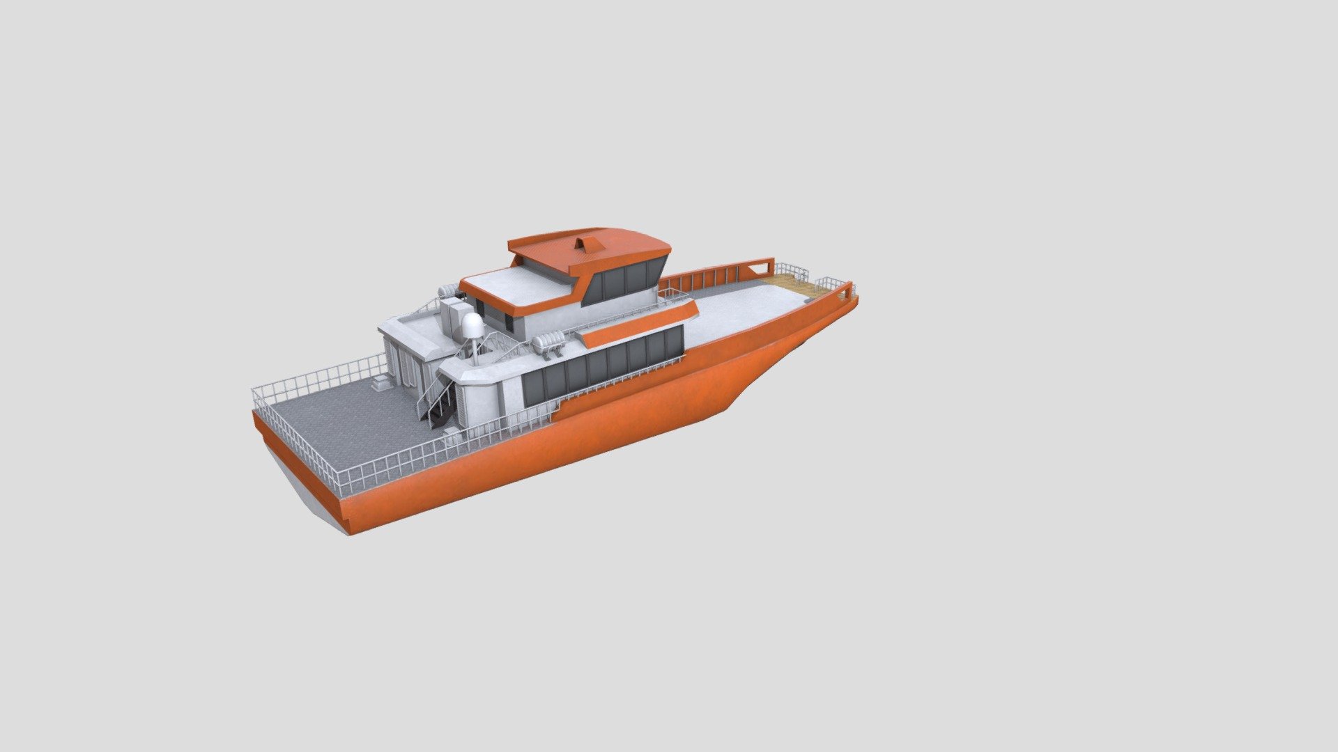 wind farm service vessel、CTV船、海上风电运维船 - 3D model by Blue (@twinmotion ...