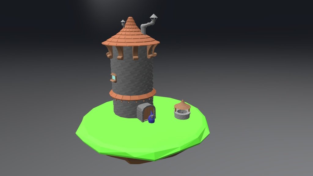 Wizard Tower - 3D model by BConnolly [ca73b1b] - Sketchfab