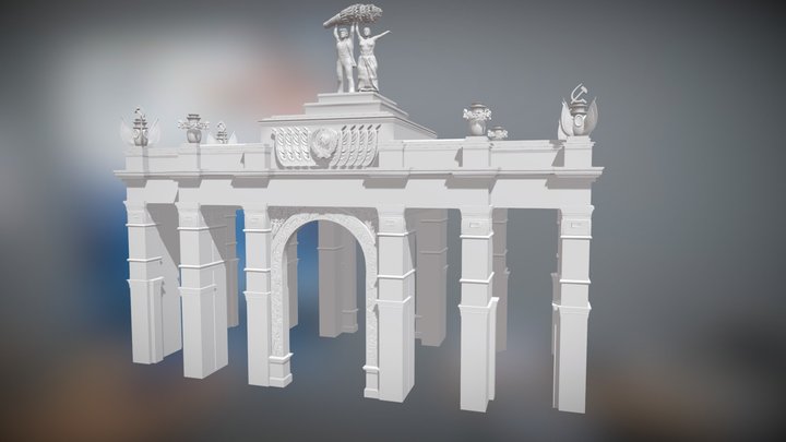 Main_gate 3D models - Sketchfab