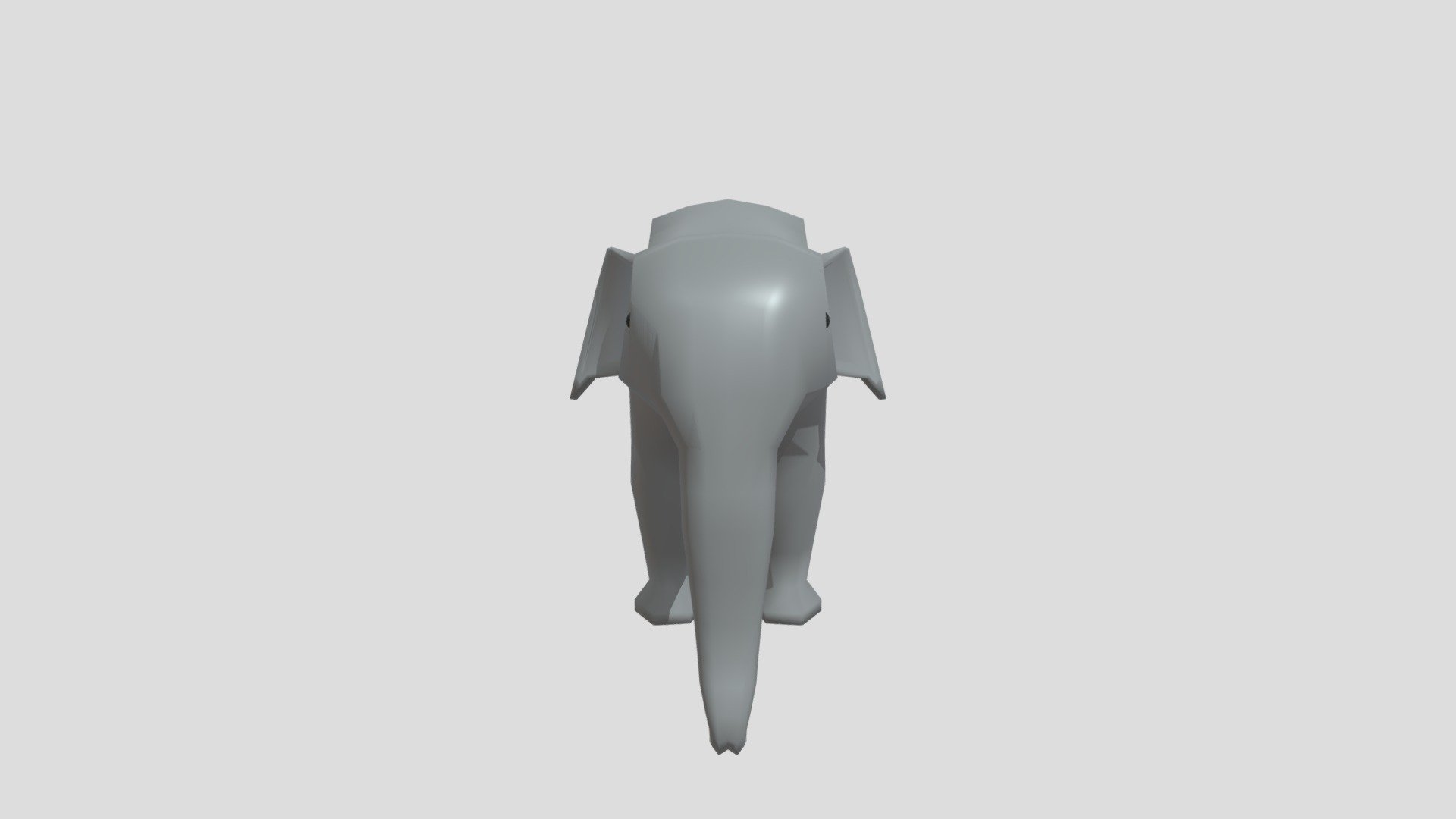 Low Poly Asian Elephant - Download Free 3D model by Akinremi [ca74728 ...
