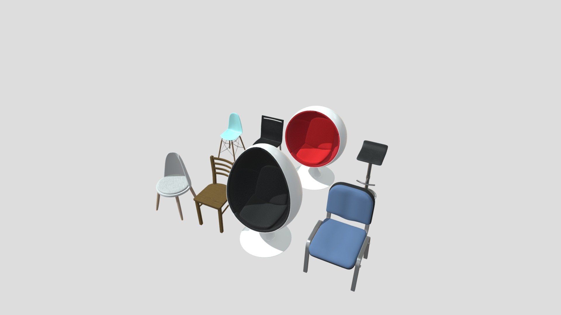 8-Chairs - Download Free 3D model by Rodavis95 [ca7586a] - Sketchfab
