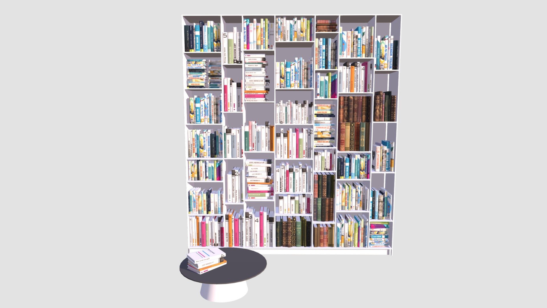 bookshelf - Buy Royalty Free 3D model by Evermotion [ca79127] - Sketchfab Store