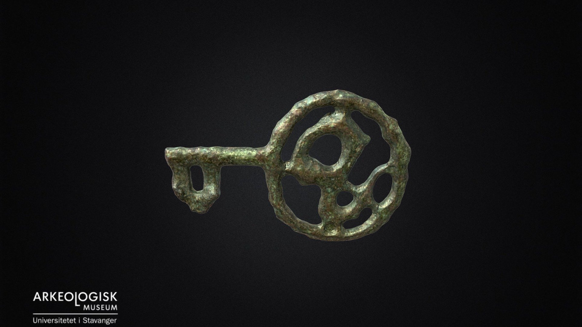 Key in bronze, viking age - Download Free 3D model by Arkeologisk ...