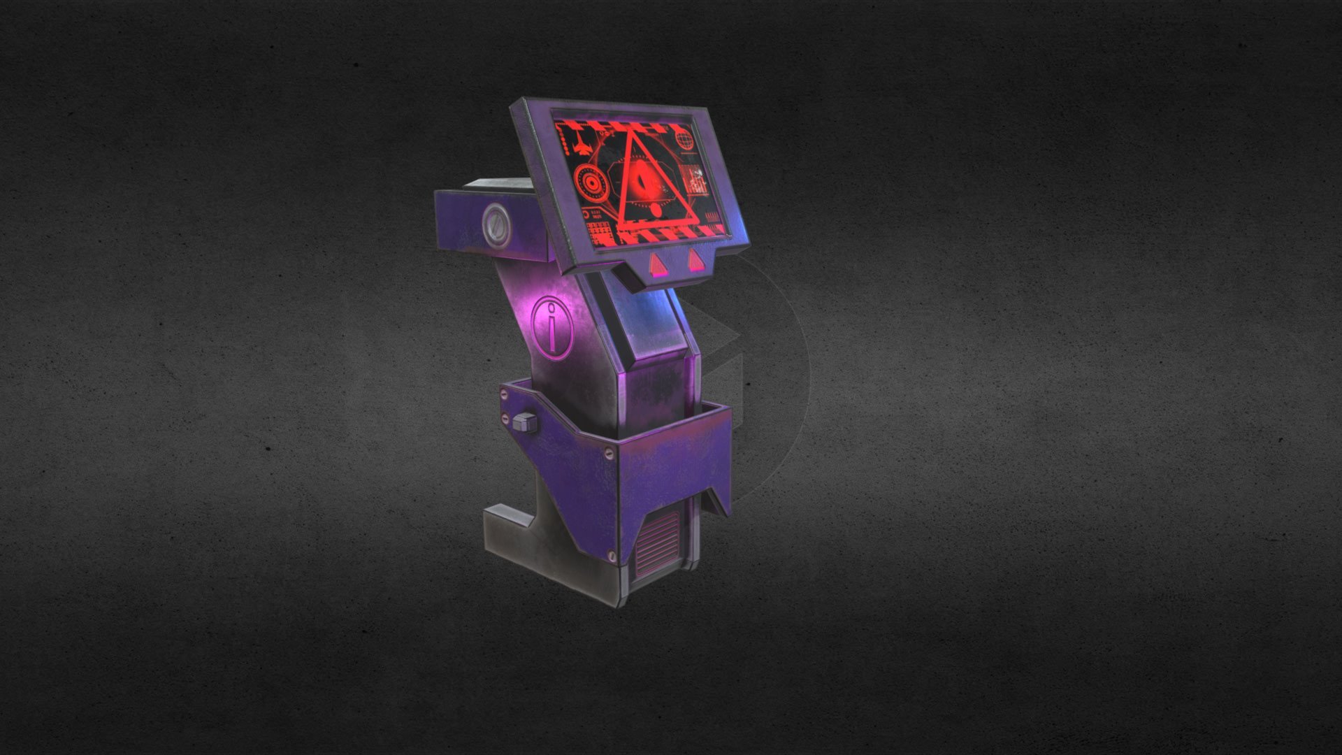 Locked Console Download Free 3d Model By Fnazareno [ca7f654] Sketchfab
