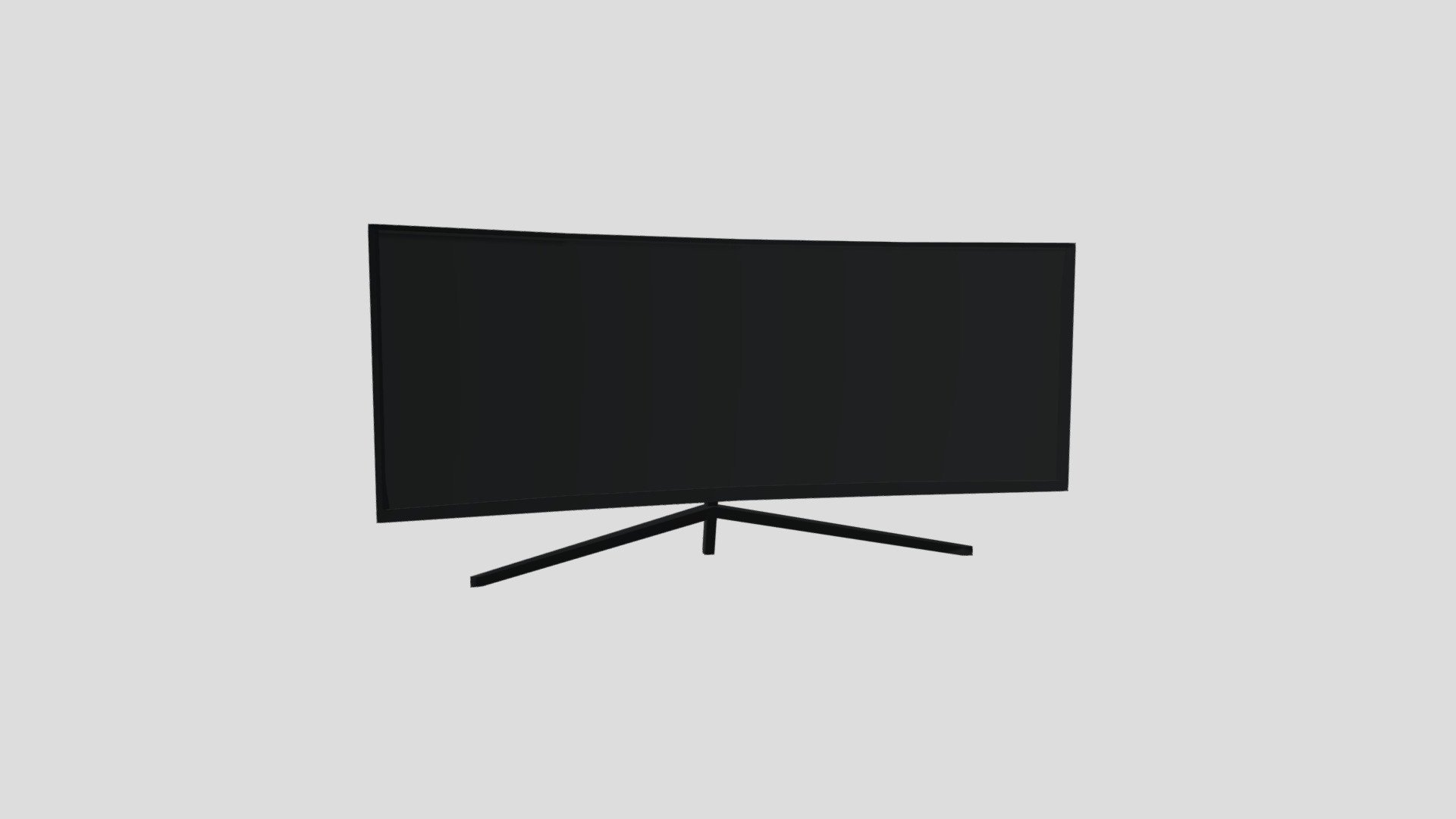 Curved Screen - Download Free 3D model by ralouf_tv [ca80341] - Sketchfab