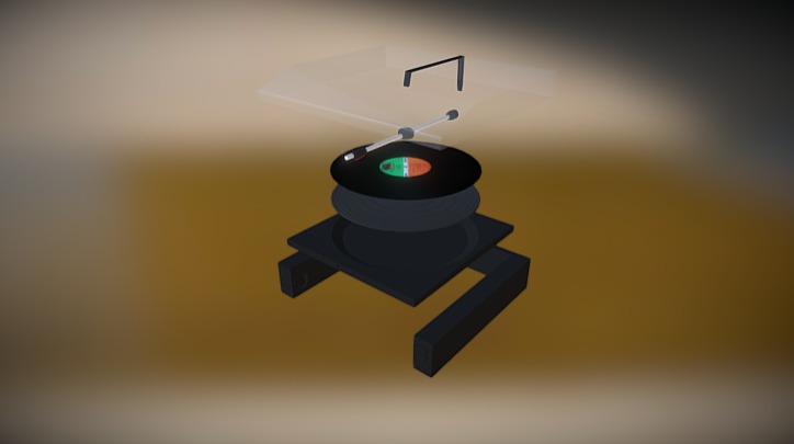Recordplayer Redesign - exploded - 3D model by Ties (@tiesluiten ...