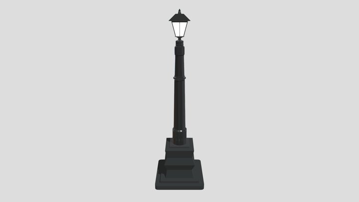Lamppost 3D models - Sketchfab