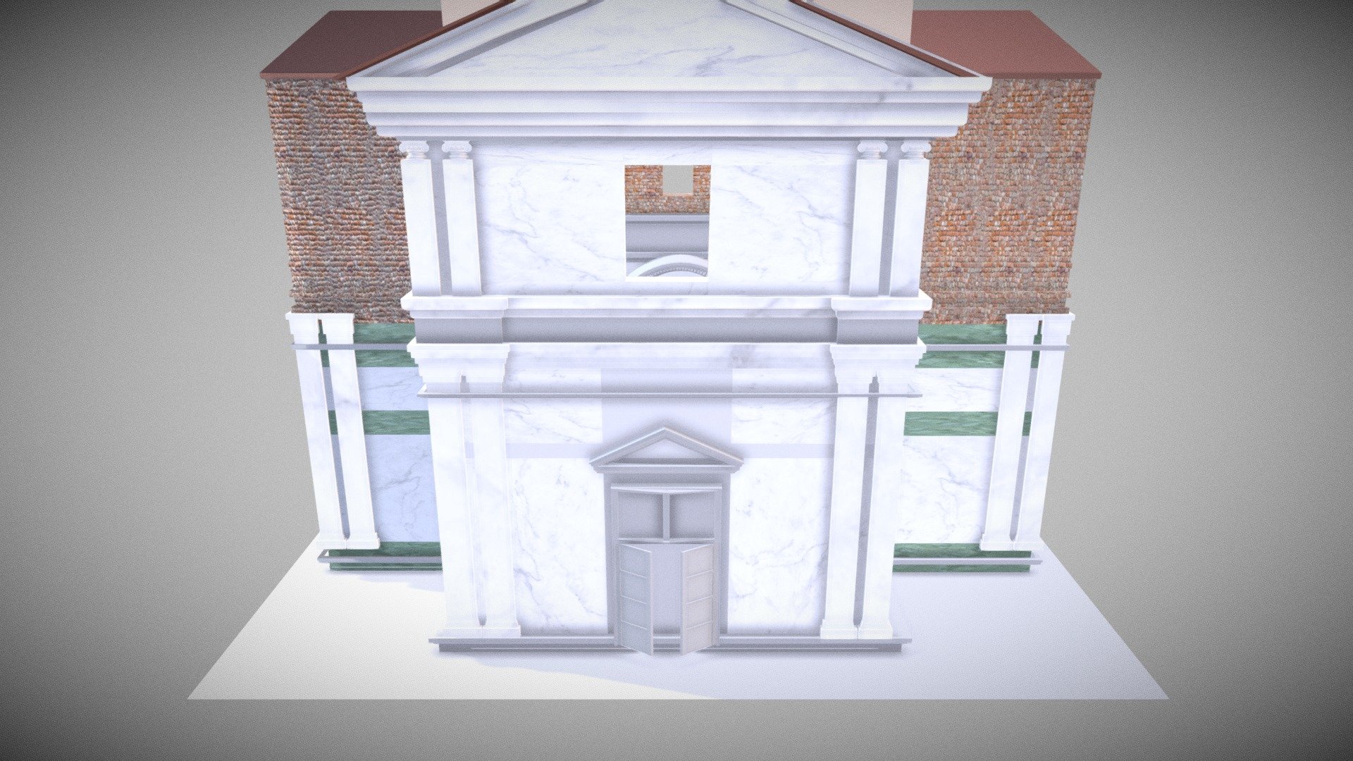 Church - 3D model by Youssef.Eslam [ca83fe5] - Sketchfab