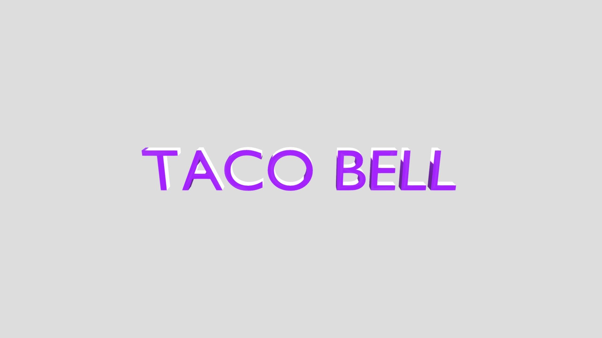 taco bell sign remake - Download Free 3D model by CEC_Disney ...