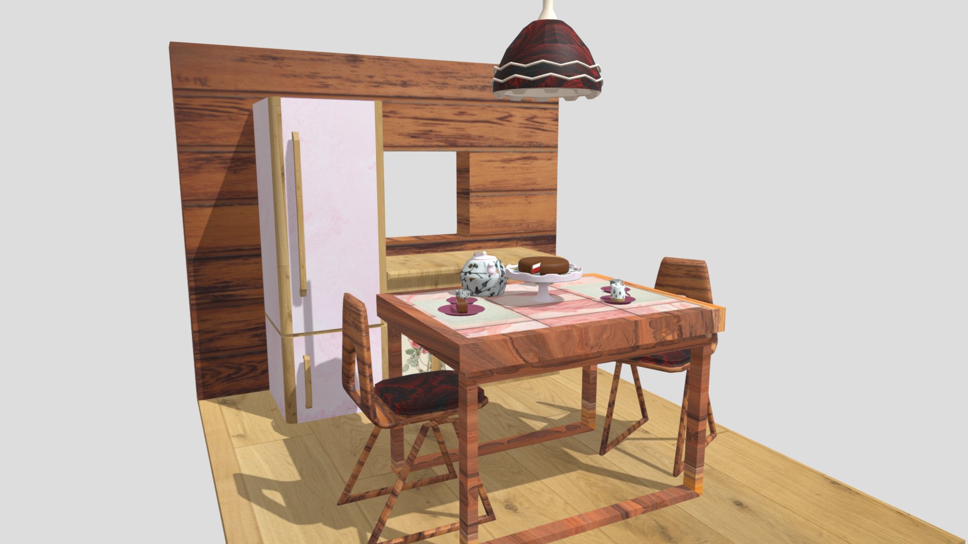 Tea Party - 3D model by NJ_Jansen (@NJJ_Jansen) [ca8554f] - Sketchfab