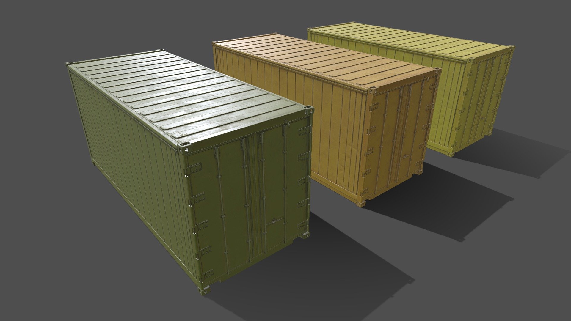 3 containers - 3D model by Nol22 (@manoloescobedo22) [ca85913] - Sketchfab