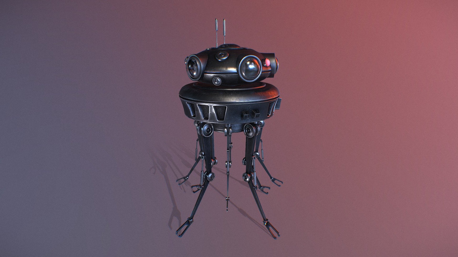 Imperial Probe Droid - Buy Royalty Free 3D model by Harold P. de Boer ...