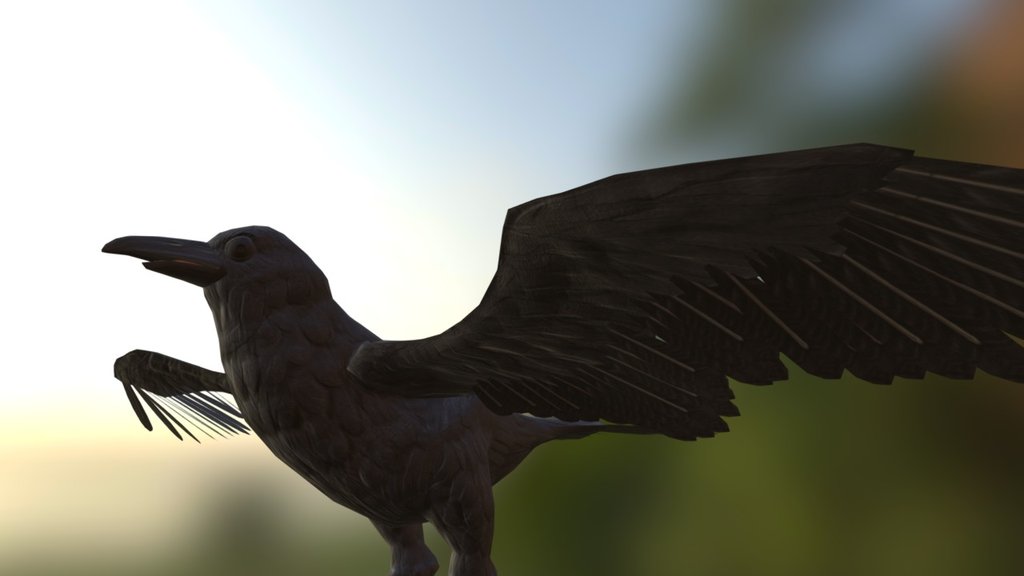 Crow - 3D model by MrBfox [ca87838] - Sketchfab