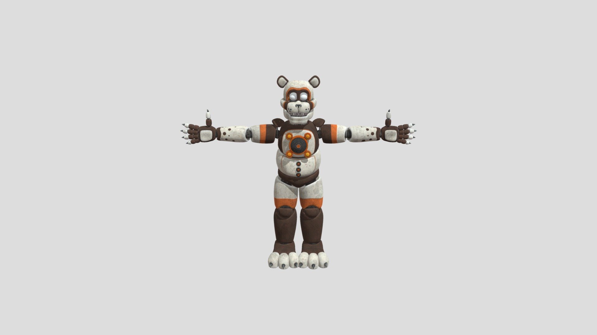 Forsaken AR || Hysterical Panda - Download Free 3D model by JustGuy ...