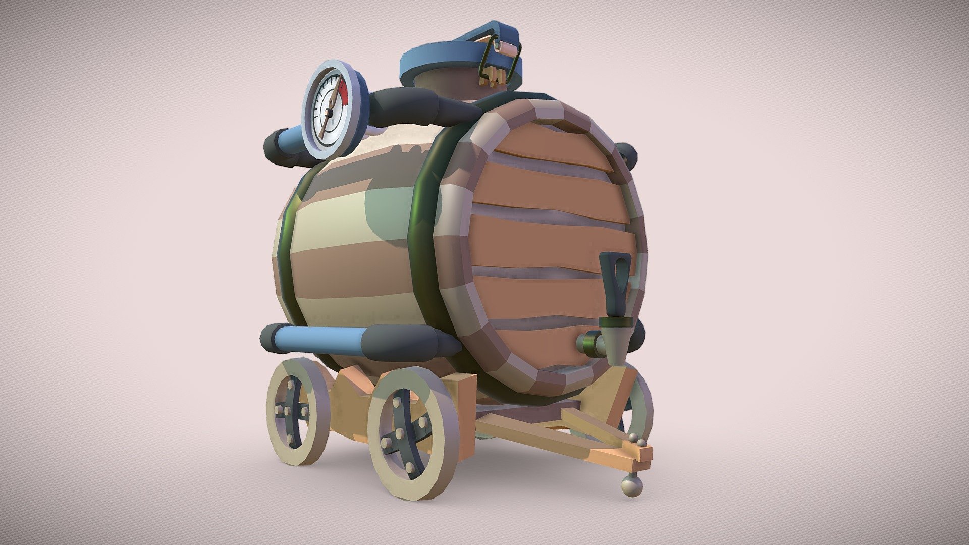 Tank Barrel Draft - 3D model by rkuzmin260 [ca894e7] - Sketchfab