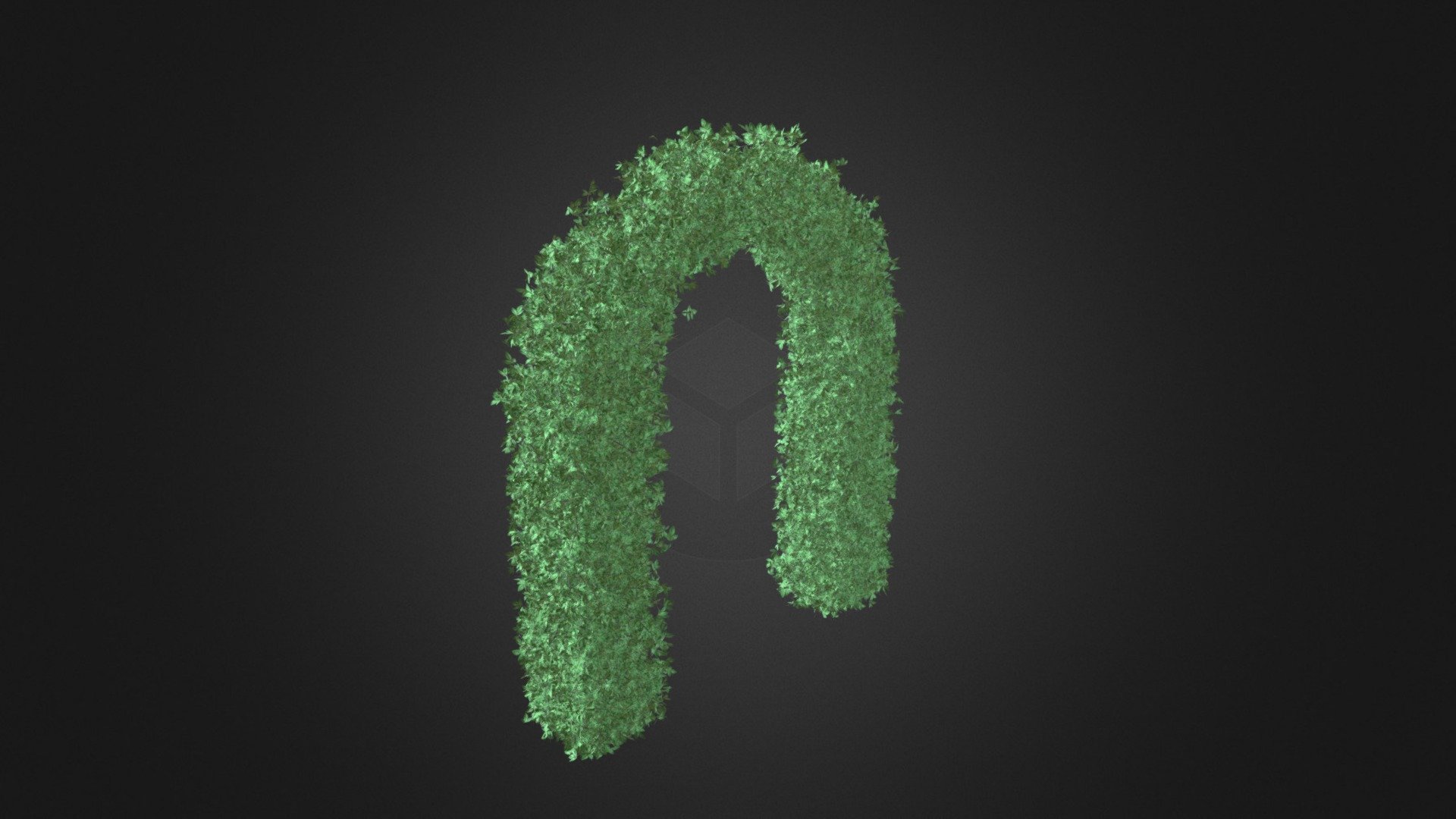Arc Shaped Hedge 3D Model - Buy Royalty Free 3D model by cgaxis ...