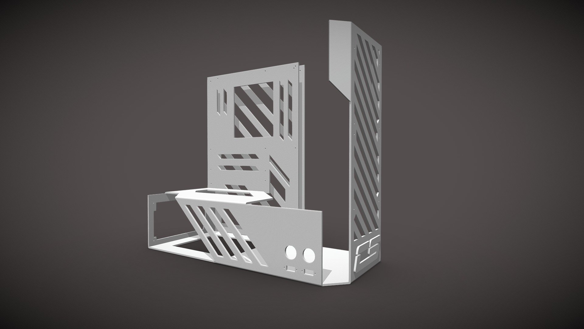 Стенд для 3080ti HOF - 3D model by 13daysofhell [ca8a87f] - Sketchfab