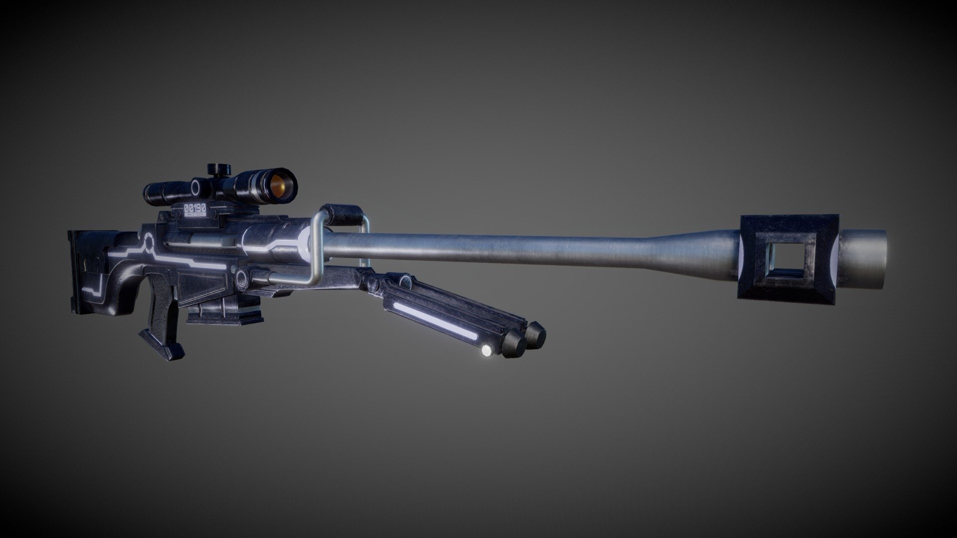 Anarchy Reigns Sniper Rifle Concept - 3D model by Jebbly_ [ca8aa32 ...