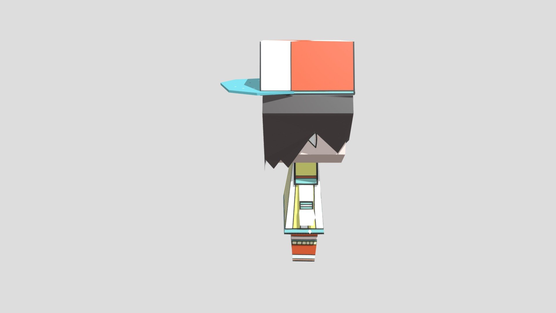 Papercraft Oozora Subaru - 3D model by mikudroid [ca8ec7b] - Sketchfab