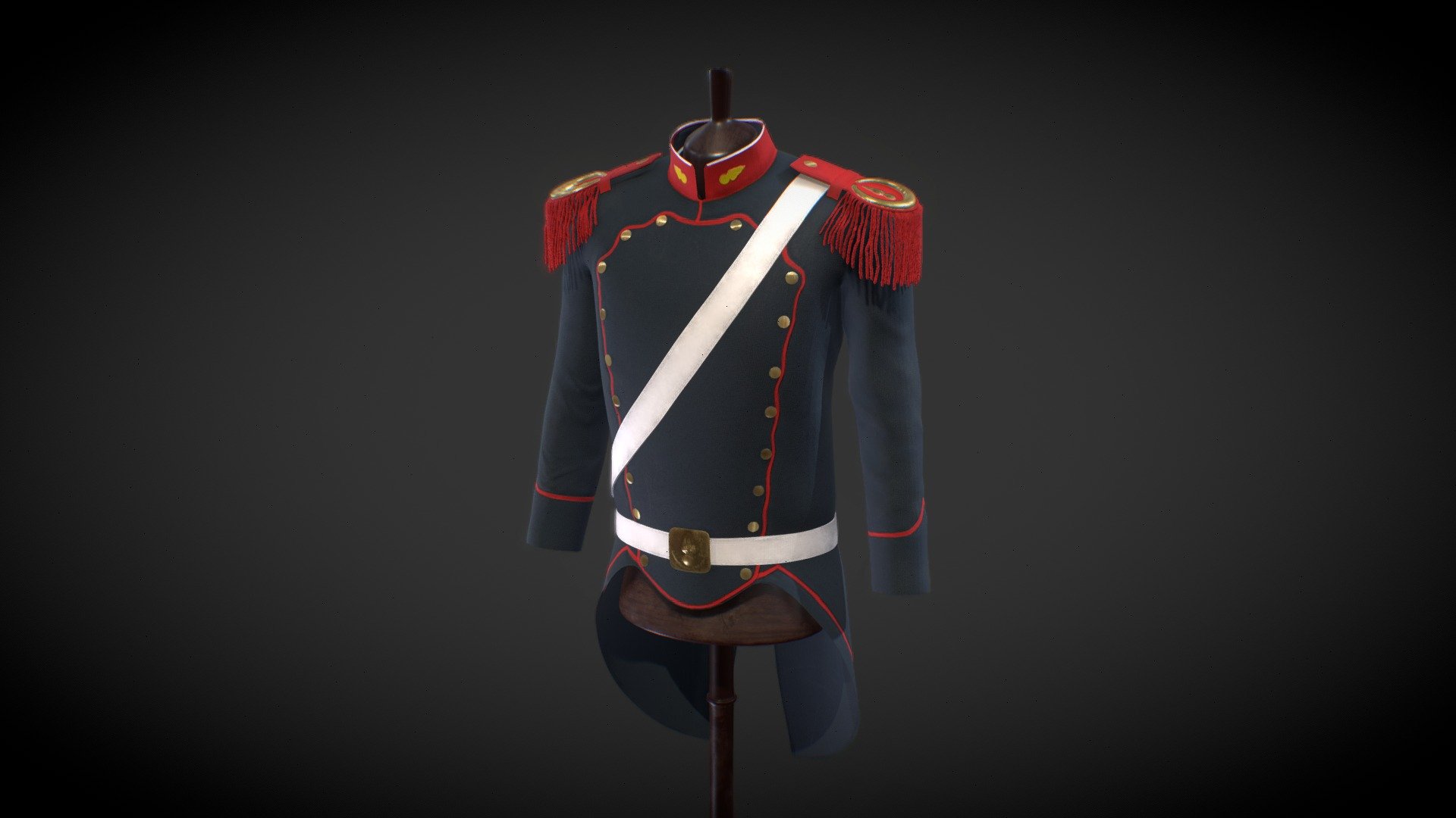 "Granaderos a caballos" uniform (Argentina) - 3D model by Martin ...