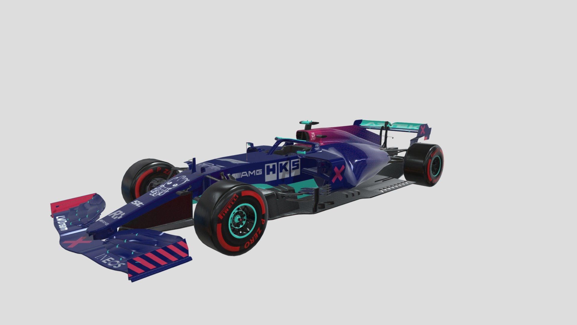 Formula 1 Car Midpoly - Download Free 3D model by LWDream [ca91852 ...