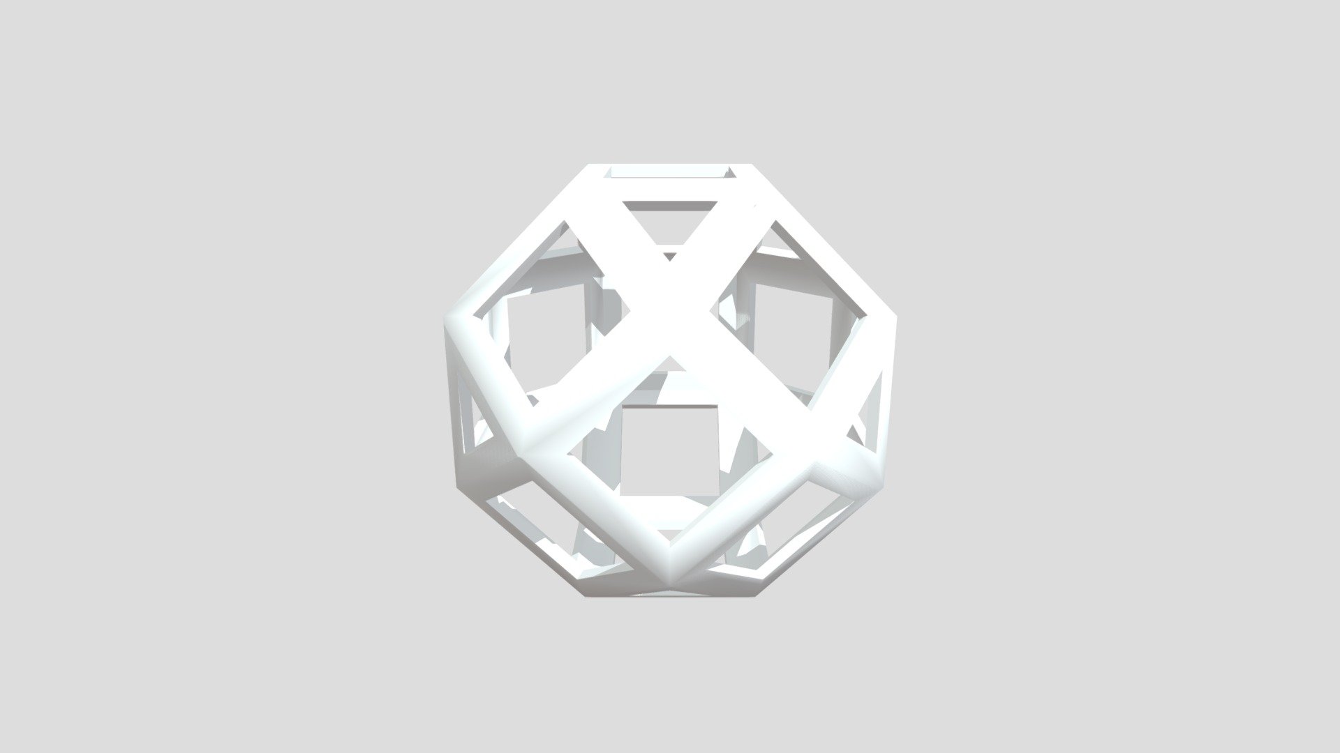 Elongated Square Gyrobicupola - 3D model by Henry Segerman (@henryseg ...