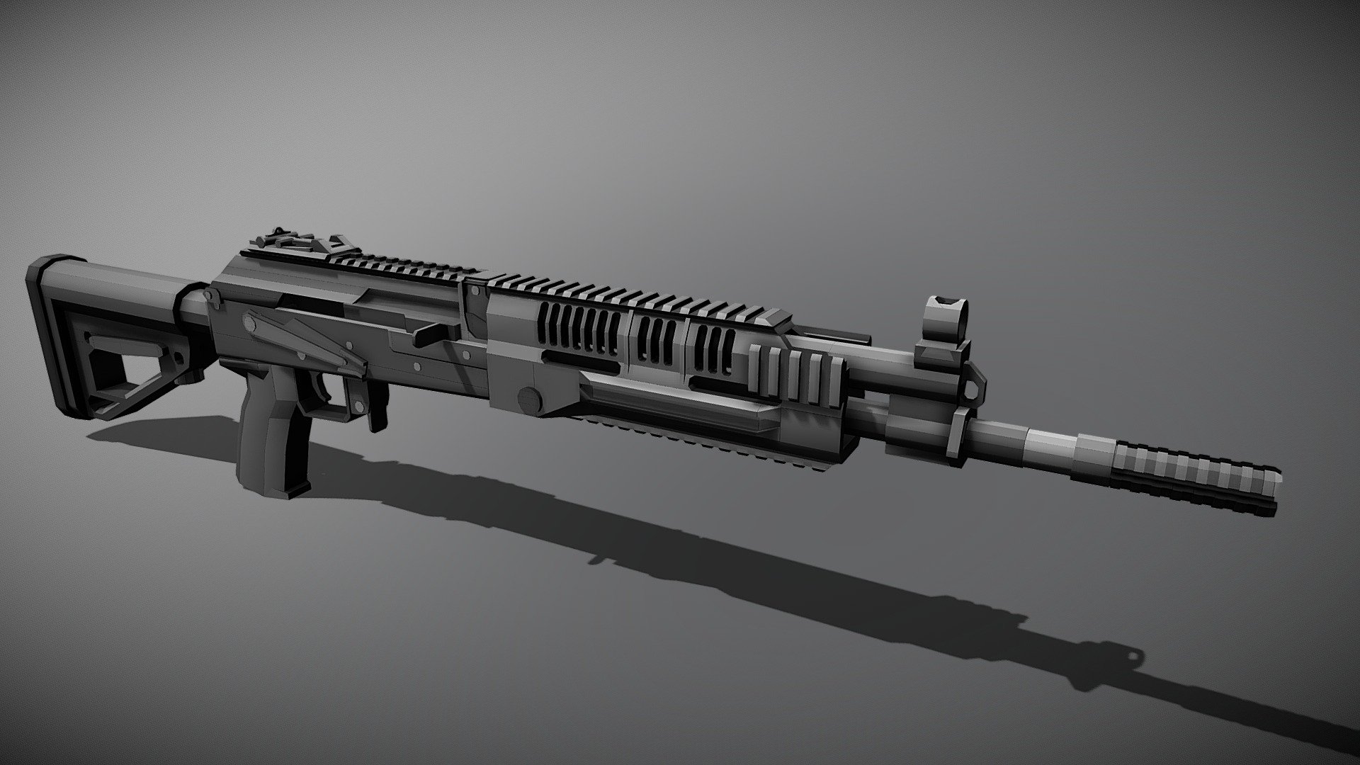 Low-poly RPK-16 - 3D model by soret15 [ca926c1] - Sketchfab