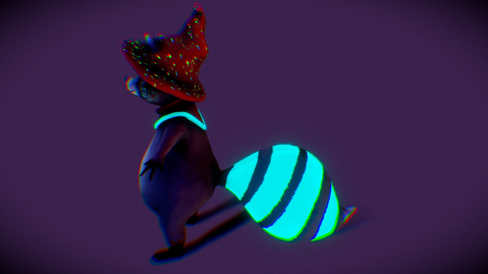 Ray the Raccoon! - 3D model by anniesometimes [ca95485] - Sketchfab