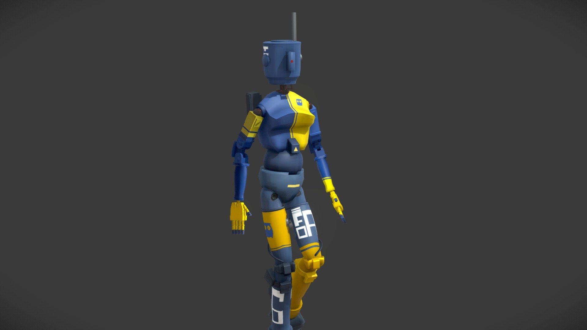 Robot : Race Queen Team Euler toy - 3D model by rebecca lim ...