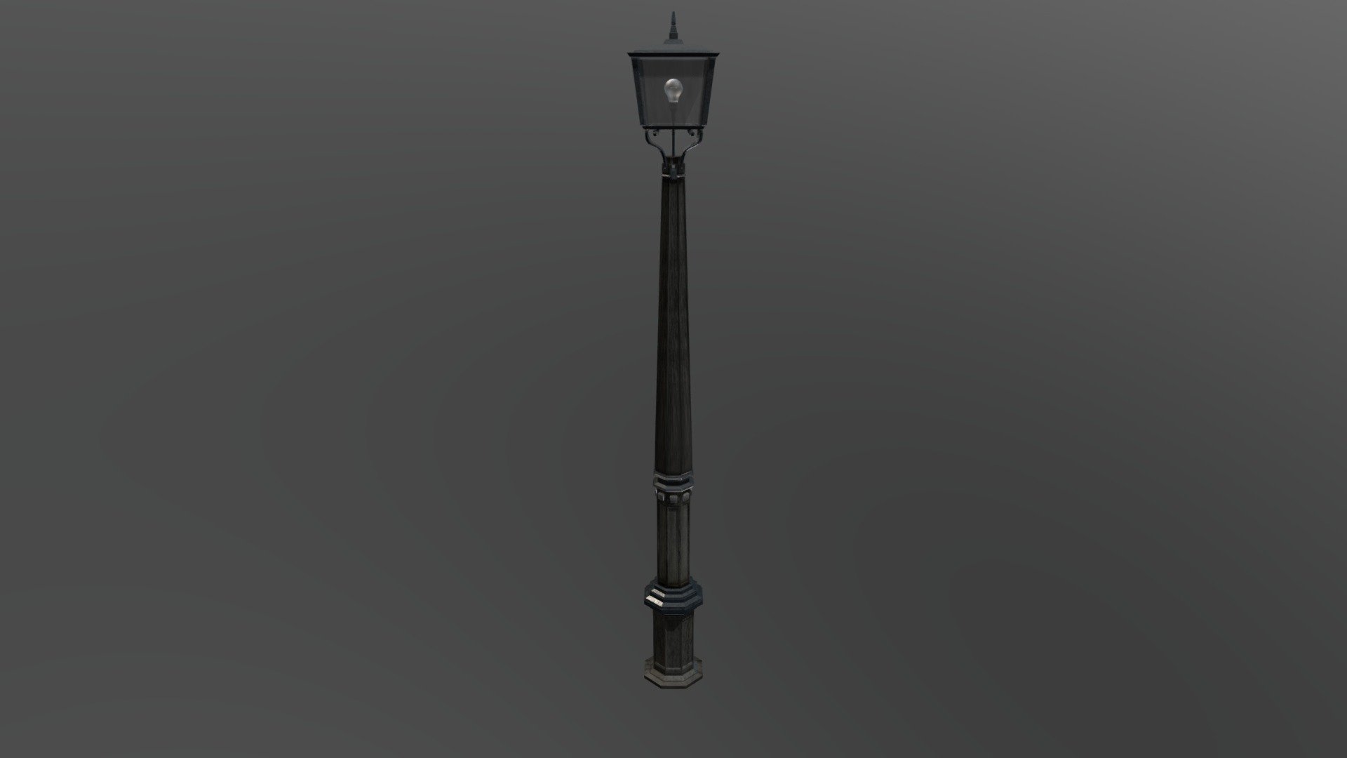 Lamp Post Low-Poly - 3D model by joachimwinkels [ca9694a] - Sketchfab