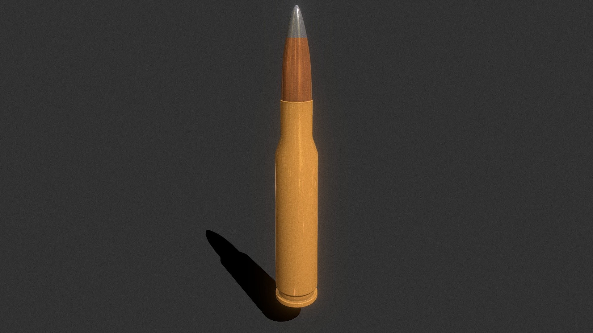 50BMG Armor Piercing BULLET (Remastered) - Download Free 3D model by ...