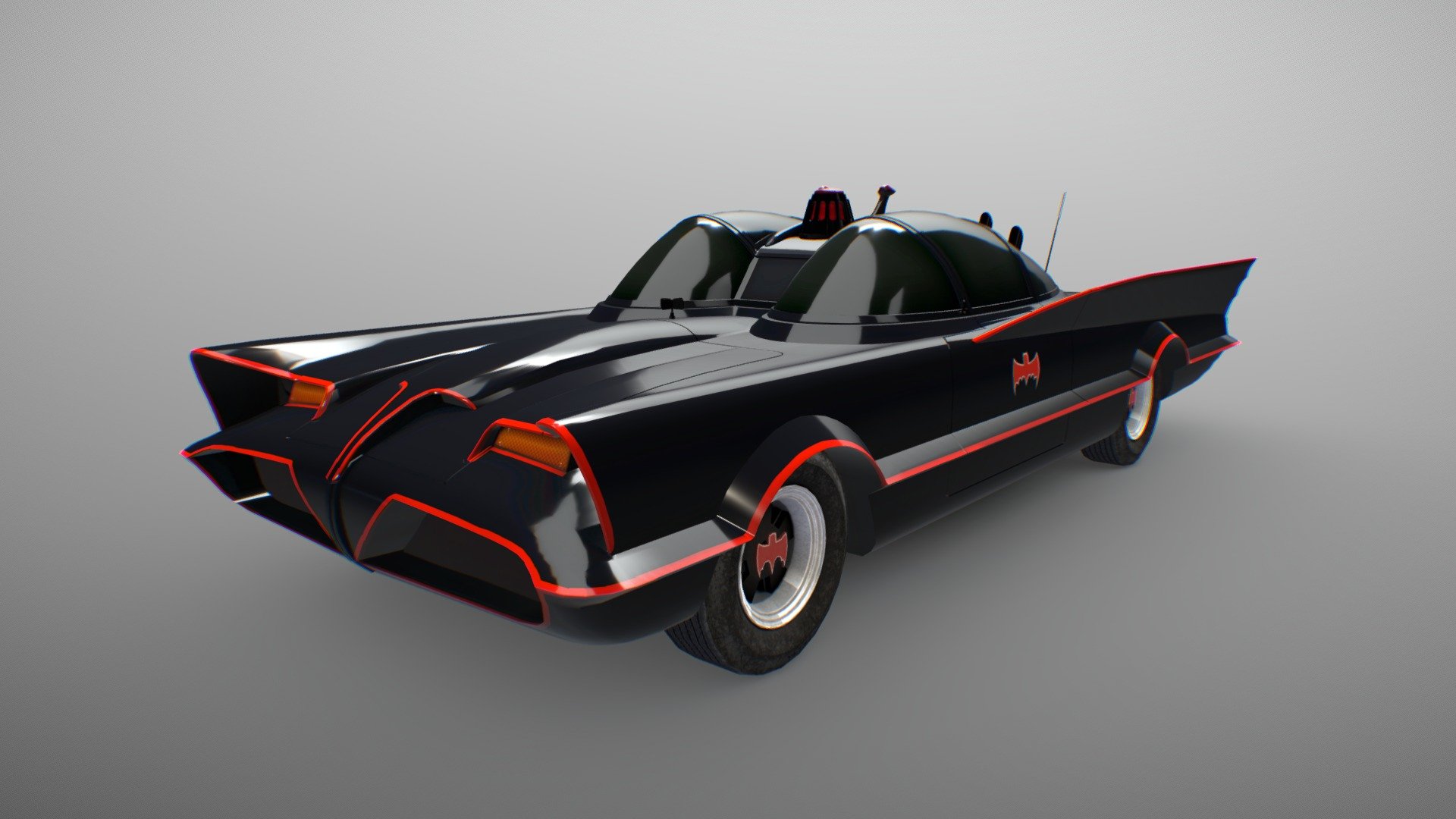 Batmobile Batman Classic TV Series - Batman 2013 - 3D model by ...