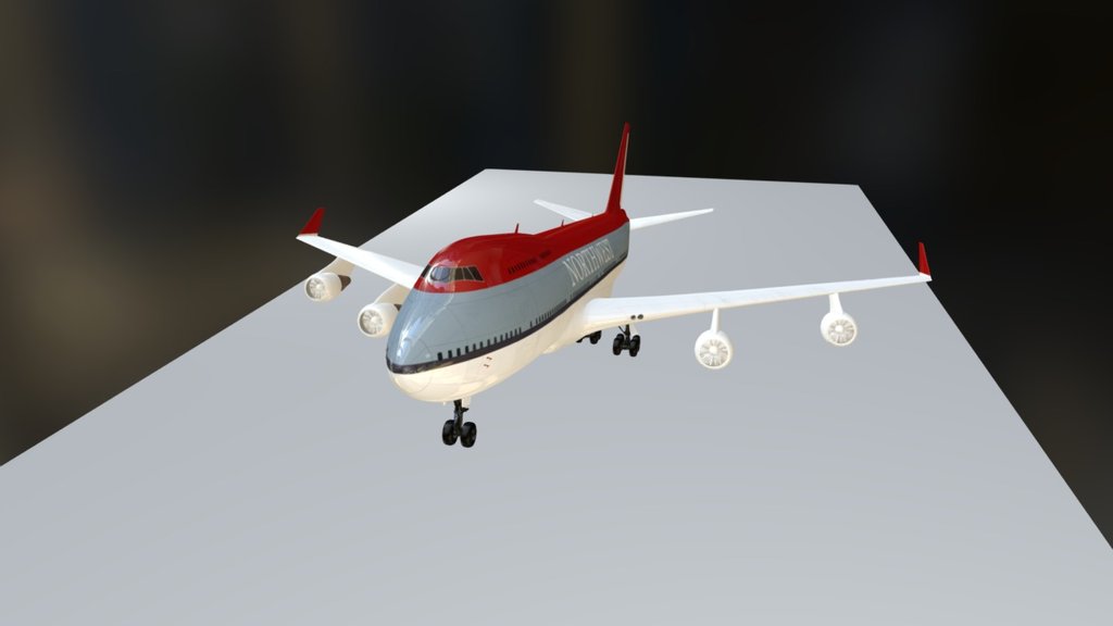 Boing 747 - 3D model by c.feig [ca97fb9] - Sketchfab