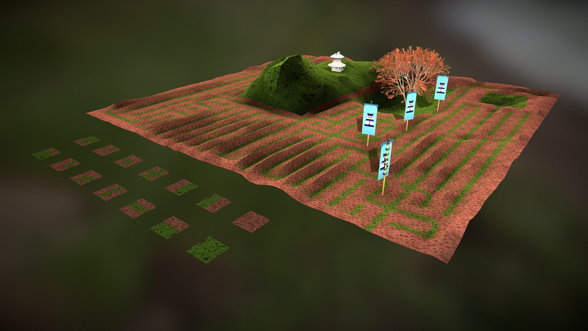 Maze - 3D model by yorunonii [ca98064] - Sketchfab