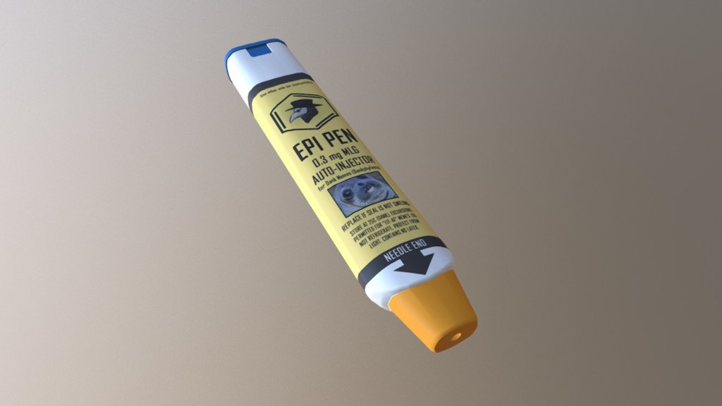 [Asset_8] Epi Pen - 3D model by Brandon Hon (@brandonhon) [ca9a822 ...