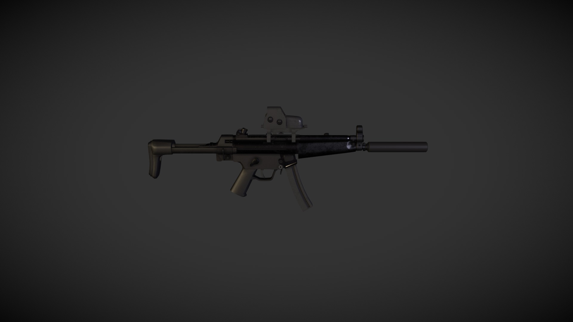 H&K MP5 EOTech Silenced - 3D model by TessaraOxygen (@19vladis97 ...